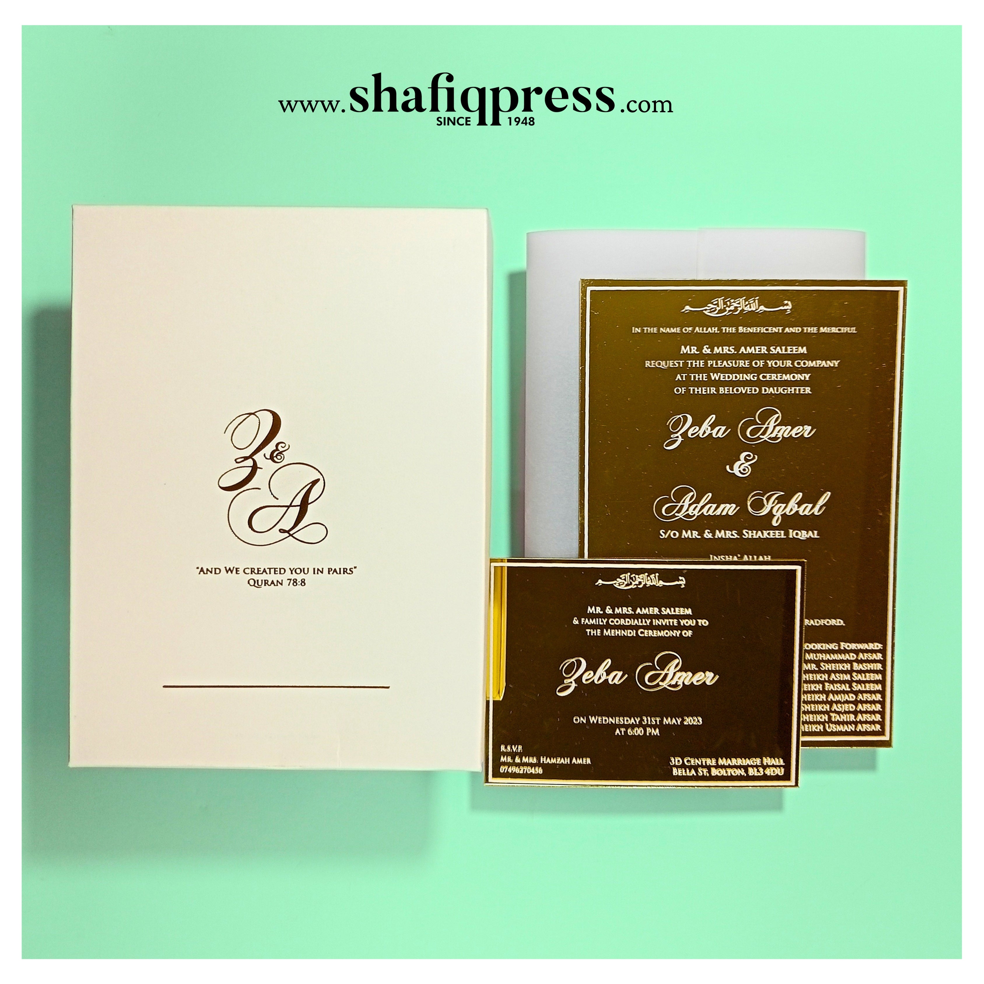 Acrylic Luxe – Shafiq Press