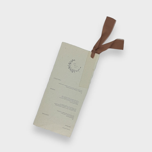 Bespoke Menu Cards – Shafiq Press